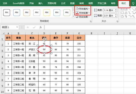 Excel如何圈出无效的数据？比如圈出考试不及格的分数 正数办公