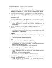 Tutorial 5 Docx Tutorial 5 WRES1201 Computer System Architecture 1
