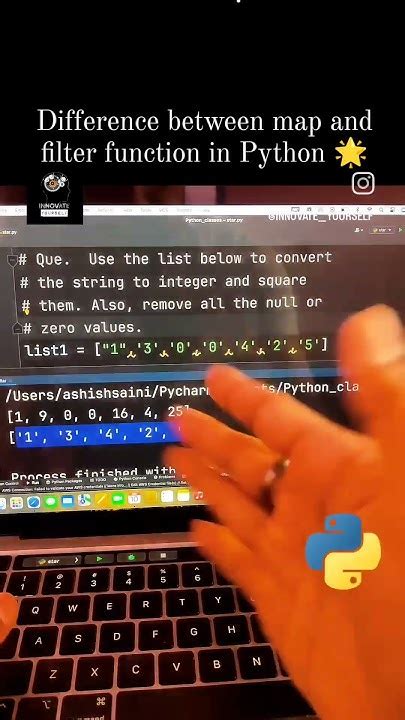 Difference Between Map And Filter Function In Python 🌟map Filter