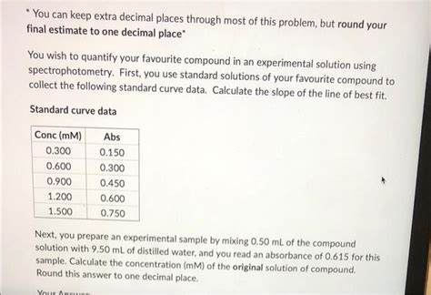 Solved You Can Keep Extra Decimal Places Through Most Of
