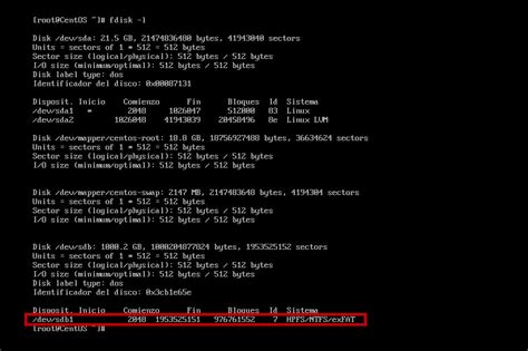 Montar Disco Usb Ntfs En Centos 7 Minimal