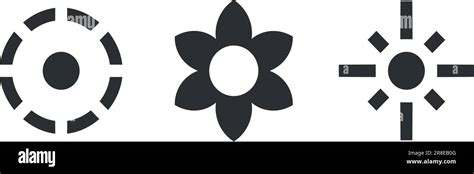 Set Of 3 Icons Image Vector Collection Thin Line Web Icon Outline Isolated Signs Linear