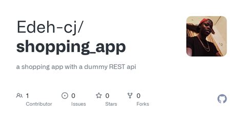 Github Edeh Cjshoppingapp A Shopping App With A Dummy Rest Api
