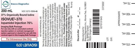 Isovue Fda Prescribing Information Side Effects And Uses