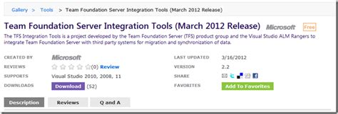TFS Integration Tools March Release Azure DevOps Blog
