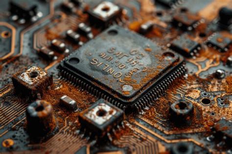 Premium Photo Microchip Technology Background Professional Photography