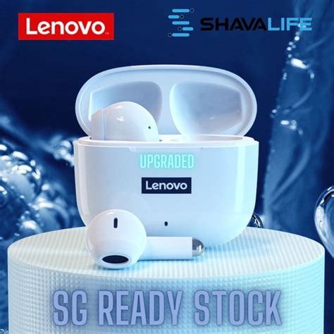 Sg Ready Stocklenovo Wireless Bluetooth Earbuds Shopee Singapore