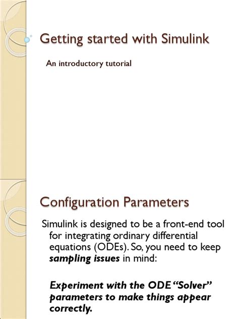 Getting Started With Simulink An Introductory Tutorial Pdf Discrete Time And Continuous