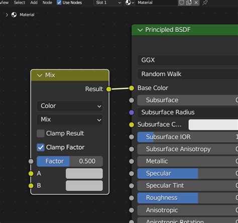 Python Why Shadernodemix Output Islinked Returns False Blender