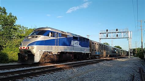 Metra F59phi 89 West At Elgin Illinois On May 29 2024 Youtube