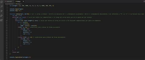 Funcion Para Ordenar Arrays Numéricos Edteam