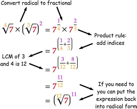 Multiplying Radicals Worksheet