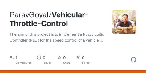 Github Paravgoyalvehicular Throttle Control The Aim Of This Project