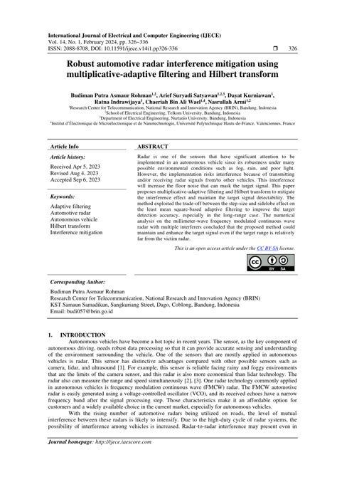 Pdf Robust Automotive Radar Interference Mitigation Using Multiplicative Adaptive Filtering