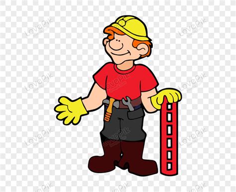 건설 노동자 Png 일러스트 무료 다운로드 Lovepik