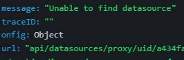 Unable To Find Datasource By Using Json Api Developers API