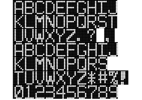 Led Display Font Free Download 68 Truetype Ttf Opentype Otf Files
