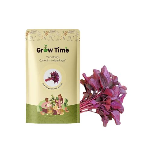 Growtime Amaranthus Red Vegetable Seeds