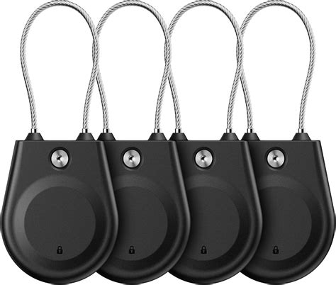 For Apple Airtag Holder For Airtag Lock Case With Wire Cable Ipx8
