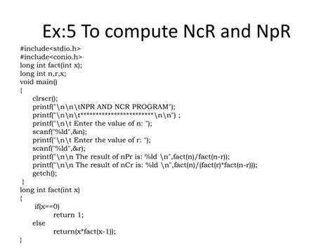 Simple C Programs Saraswathi Ramalingam Ppt
