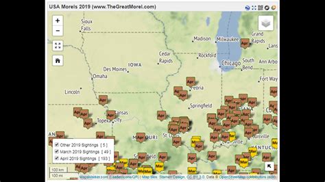 Illinois Morel Mushroom Progression Map 2023 At Rebecca Guay Blog