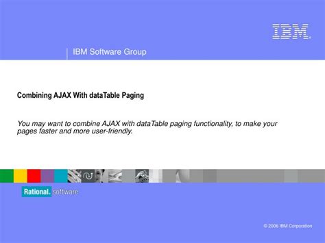 PPT Combining AJAX With DataTable Paging PowerPoint Presentation Free Download ID