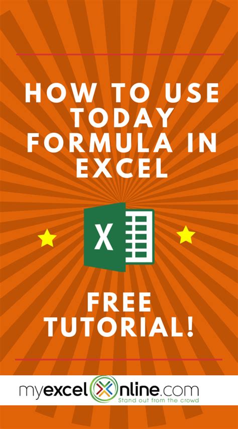 Today Formula In Excel Artofit