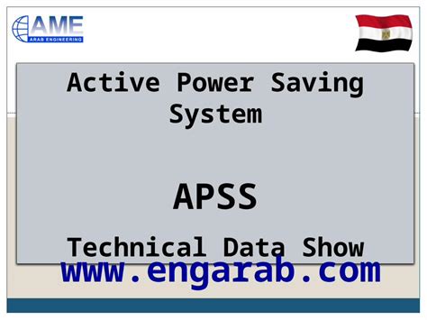 pptx active power saving system apss technical data show active power