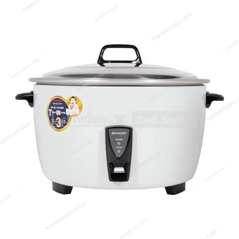 หม้อหุงข้าว Sharp รุ่น Ksh D77 ขนาด 7 ลิตร สีขาว Thai Watsadu
