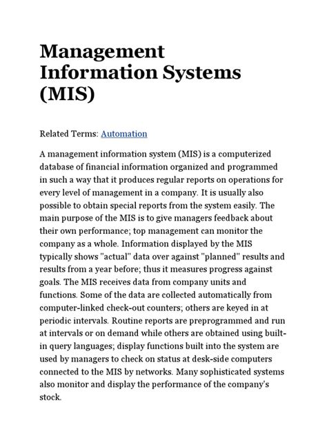 Management Information Systems Pdf Management Information System Personal Computers
