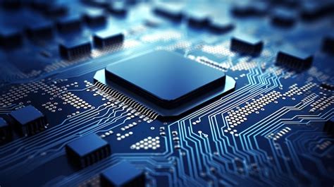 Premium Ai Image Closeup On An Advanced Gpu Ram Microchip Or Cpu Of A