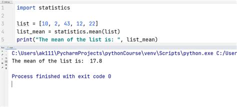 Python Statistics Module — Tutorialbrain