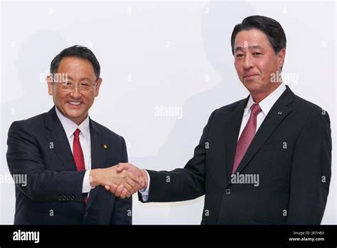 Tokyo Japan 4th Aug 2017 L To R Toyota Motor Corporation