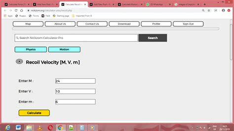 How To Calculate And Solve For Recoil Velocity Motion
