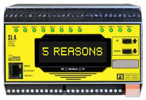 5 Reasons Why The Sla Is Your Single Or Multi Loop Logic Solver Choice