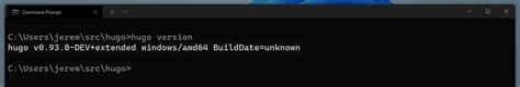 How To Install Hugo In Windows Jeremy S Go Blog