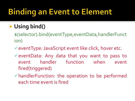 Unit 1 What Is Jquerywhy Jquerysyntaxselectorspdf