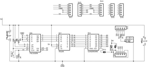 Common Anode Seven Segment Display Driver DIY Digital Scoreboards