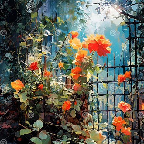 Temporal Trellis A Surreal Digital Painting Stock Image Image Of Range Futuristic 290937345