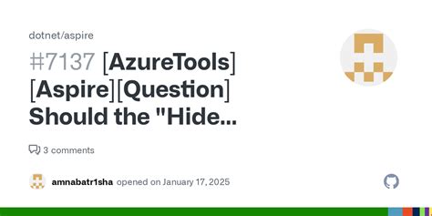 Azuretools Aspire Question Should The Hide Timestamp Setting Also Apply To Console Logs