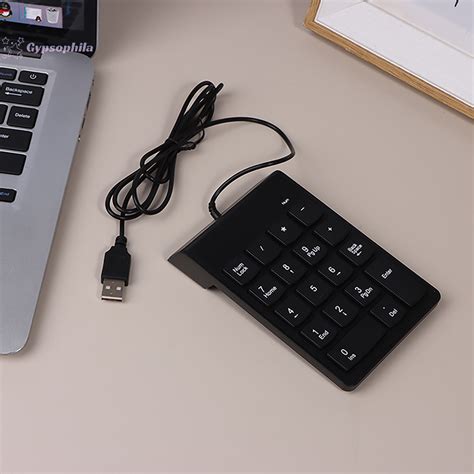 1pc Universal Numeric Keypad Usb Wire Mini Number Keyboard For Laptop Desktop Pc Computer Numpad