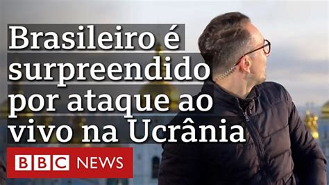 Jornalista Brasileiro Da Bbc é Surpreendido Ao Vivo Na Tv Por Explosões