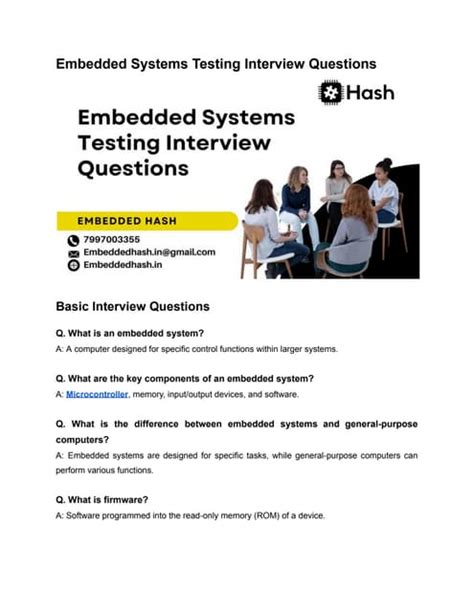 Embedded Systems Testing Interview Questionspdf