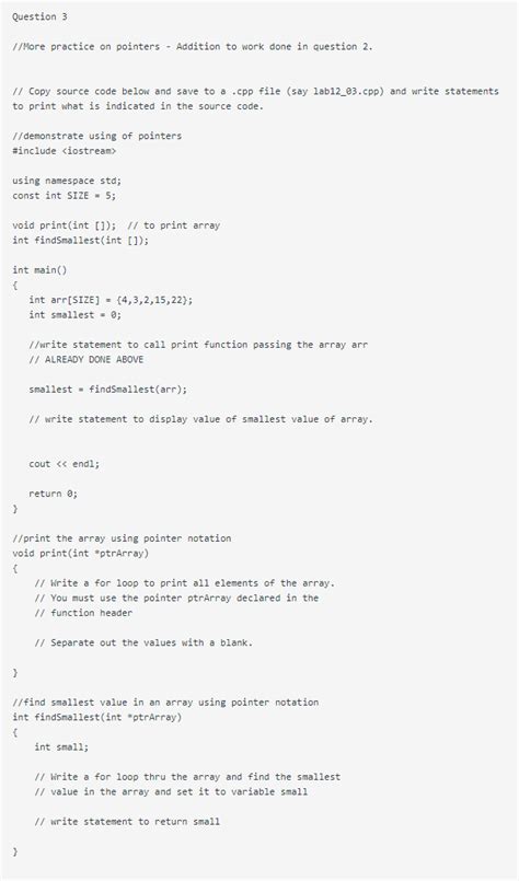 Solved In C Utilize Pointers As We Discussed In Chapter