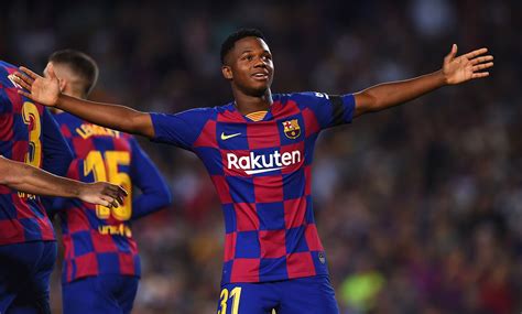 Ansu Fati The Only Barça Player In The Revelation Lineup Of Laliga