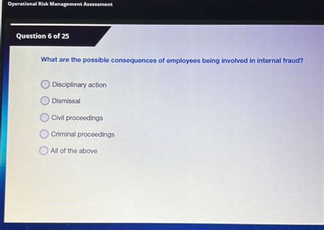Operational Risk Management Assessment StudyX
