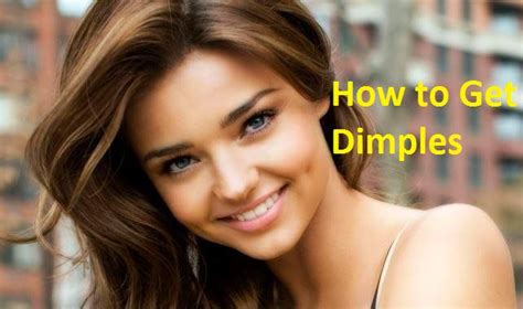 How To Get Dimples