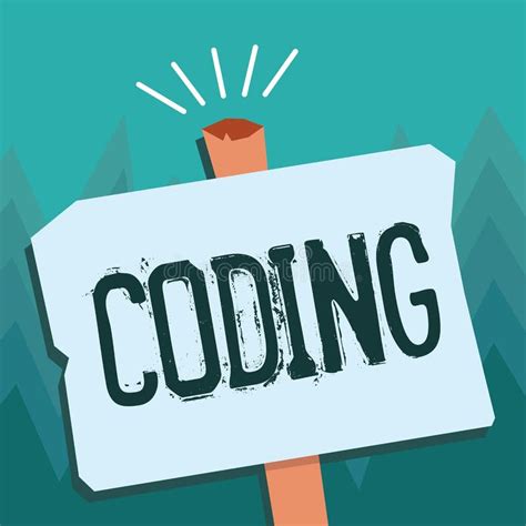 Conceptual Hand Writing Showing Coding Business Photo Showcasing