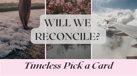 Pick A Card WILL YOU RECONCILE WITH THEM TRIGGER