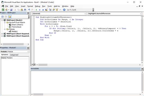 How To Compare Two Columns In Excel Using Vba